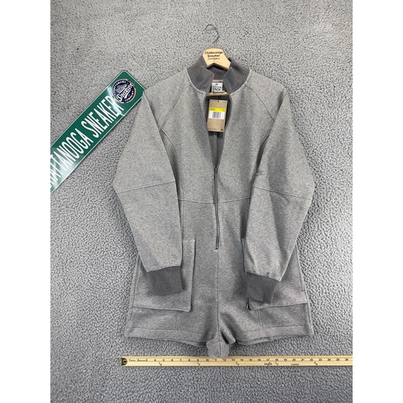 Nike | Jeans | Nike Tech Pack Jumpsuit Womens Small Gray Grey One Piece ...